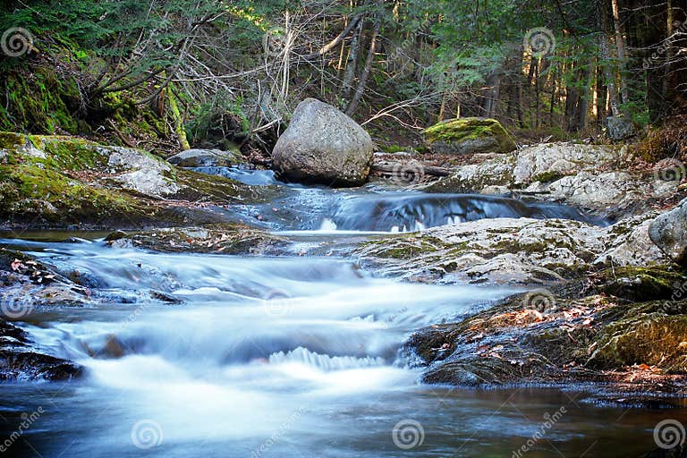 Stream stock image. Image of brook, glowing, hike, peace - 14017933