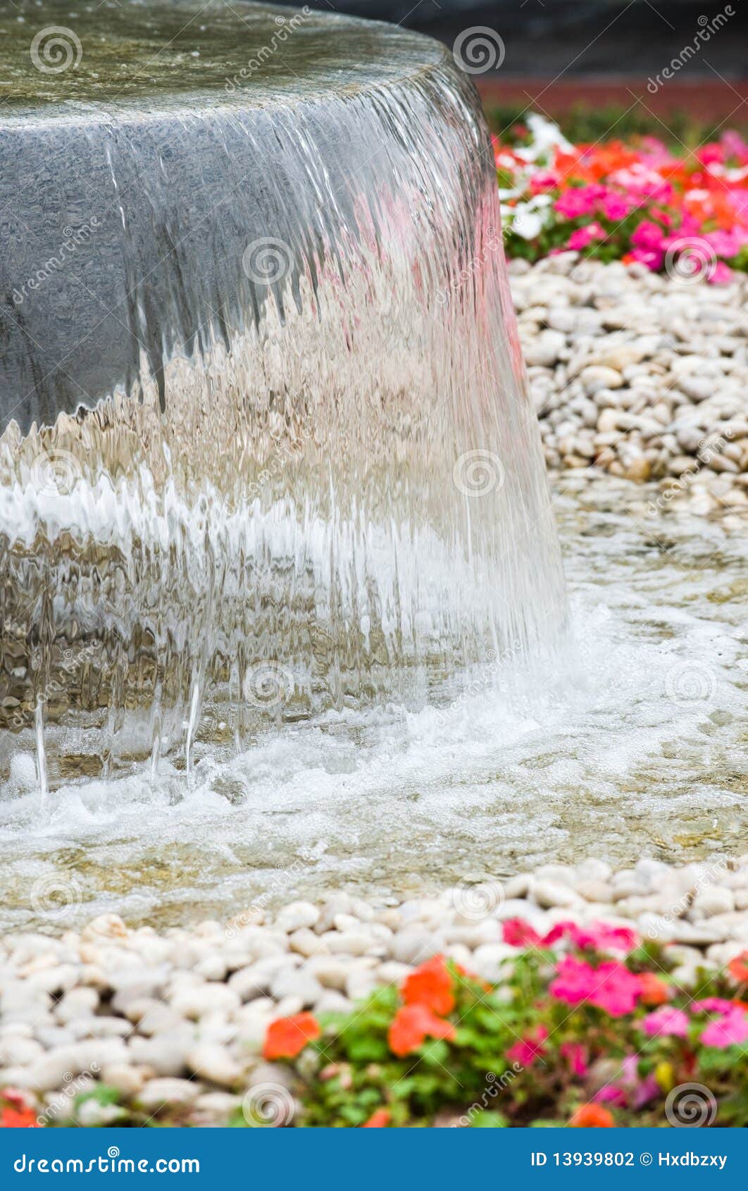 Stream from a bowl stock photo. Image of flowers, peaceful - 13939802
