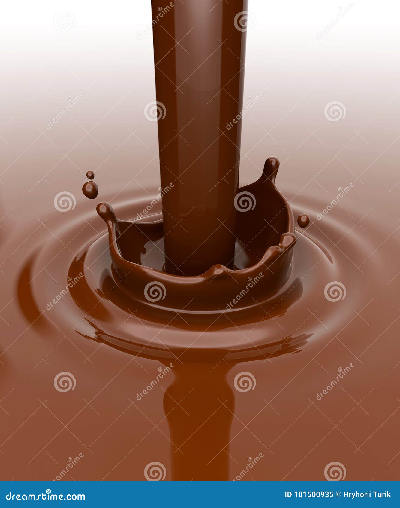 Stream Chocolate Splash and Ripples, Stock Illustration - Illustration ...
