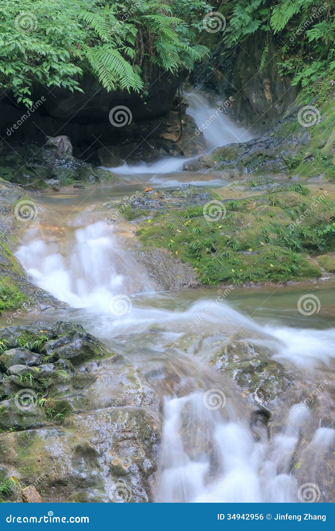 Stream stock photo. Image of rivulet, waterfalls, falls - 34942956