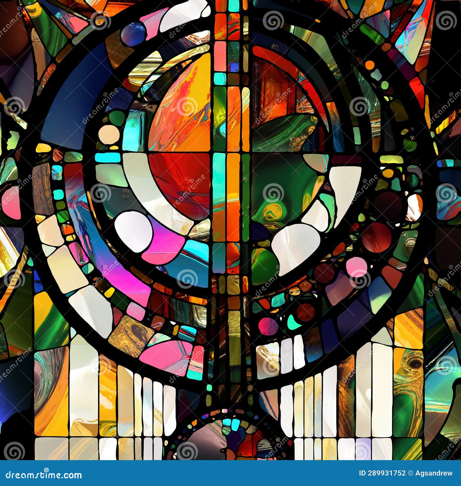 Stream of Color Glass stock illustration. Illustration of element ...