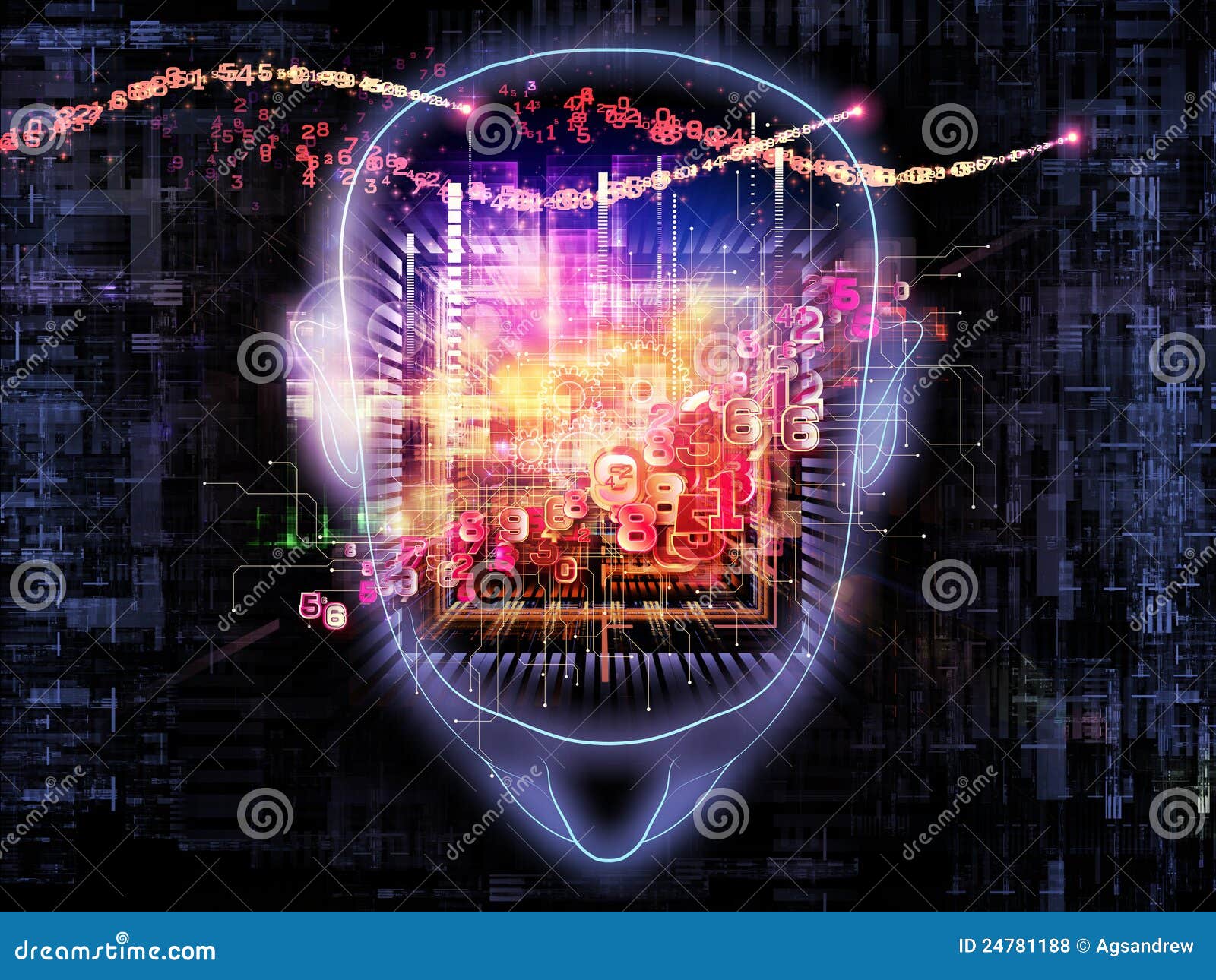 Stream of consciousness stock illustration. Illustration of idea - 24781188