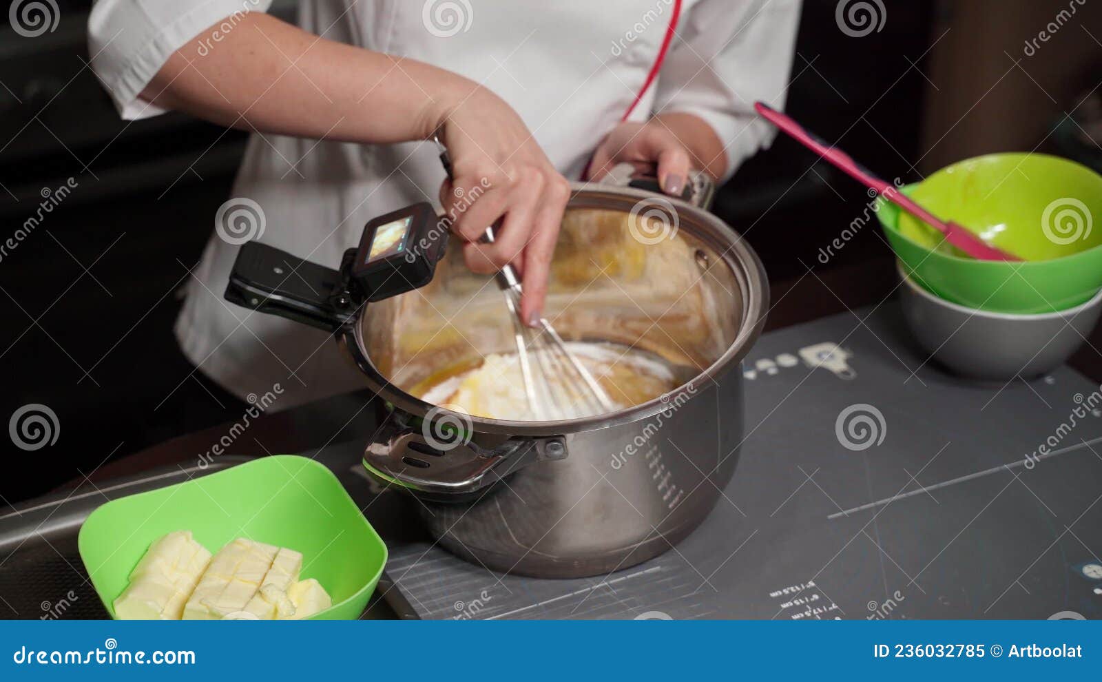 Stream a Cook Blogger. Step-by-step Instructions for Making a Cake ...