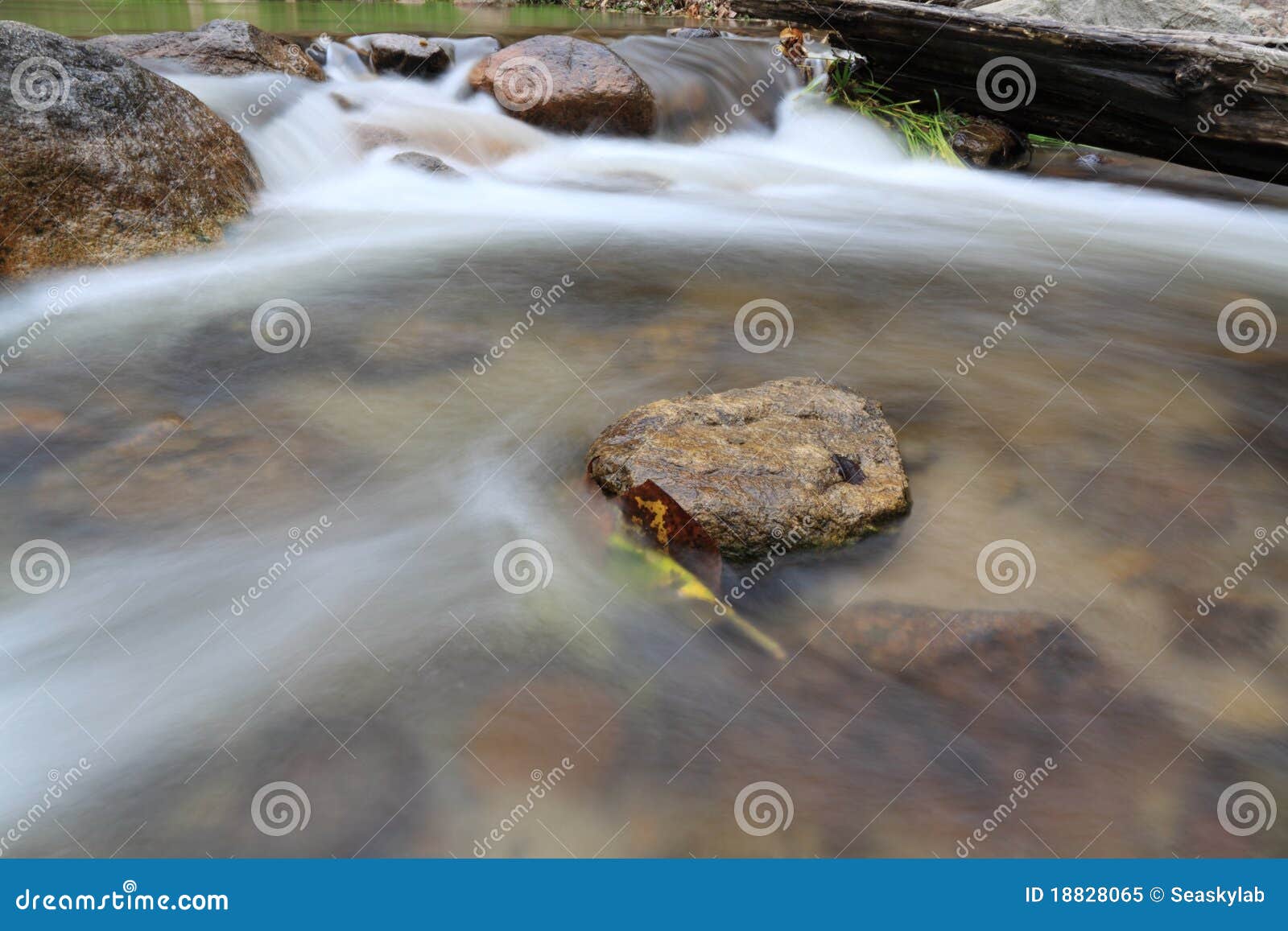 Stream flowing stock image. Image of stream, splash, horizontal - 18828065