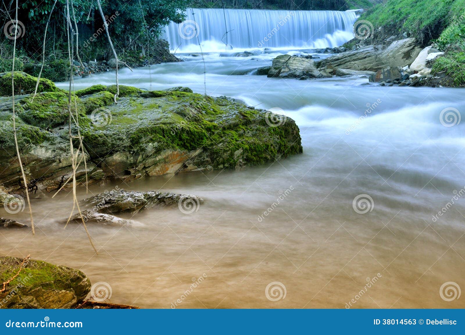 Stream and fluid movement stock image. Image of chute - 38014563
