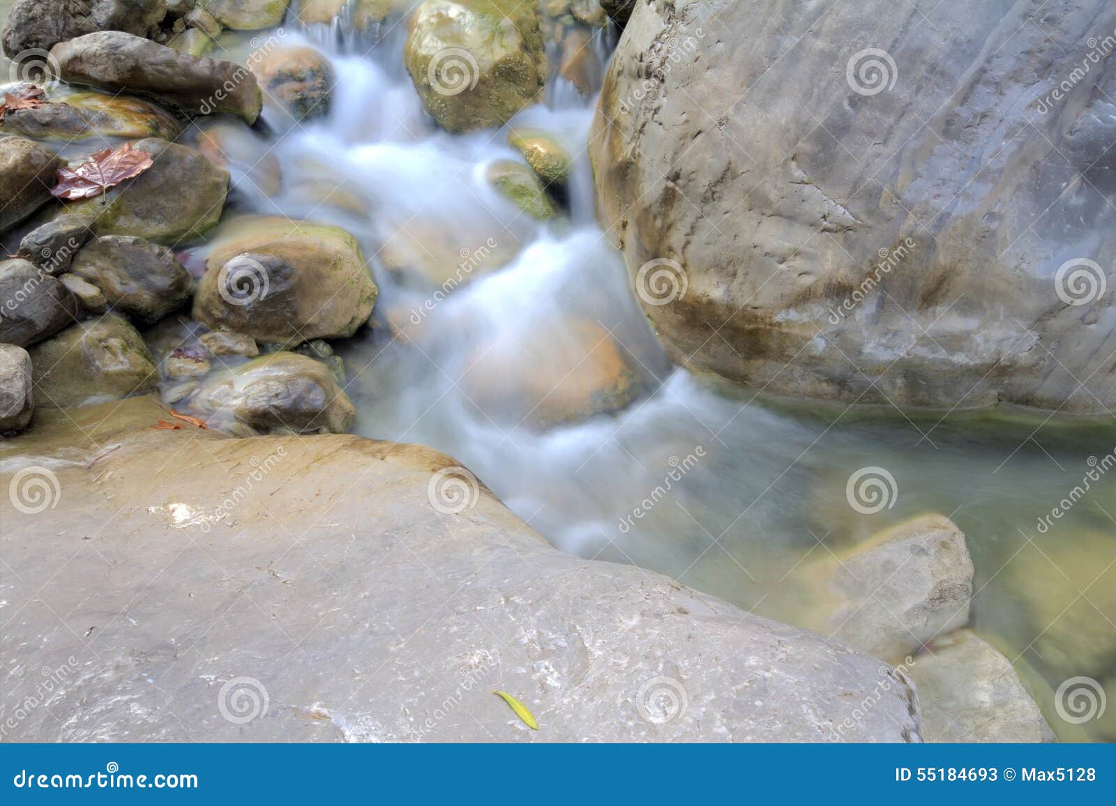 Stream in Mountains. Unusual Top-down View Stock Image - Image of ...