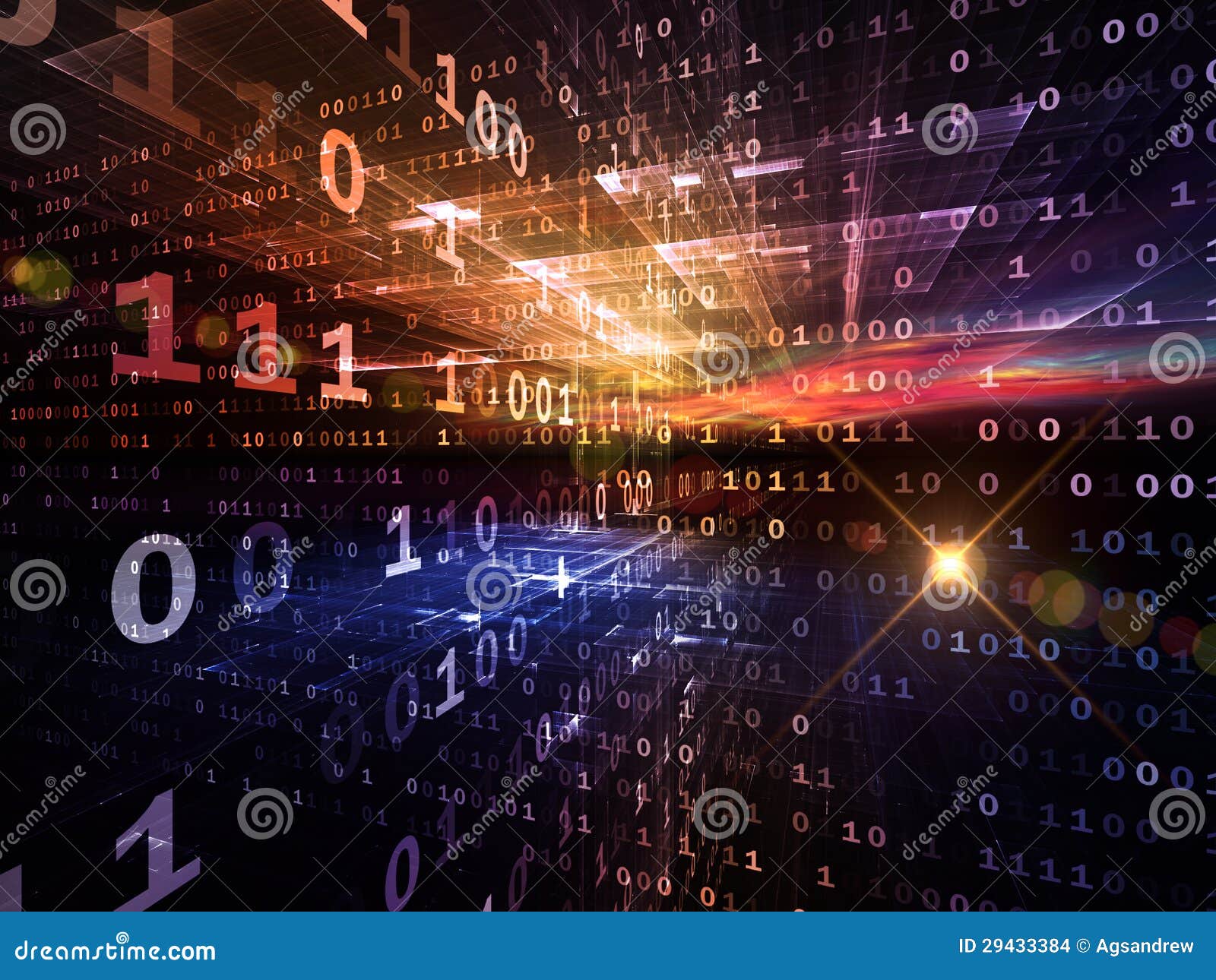 Stream of Numbers stock illustration. Illustration of integer - 29433384