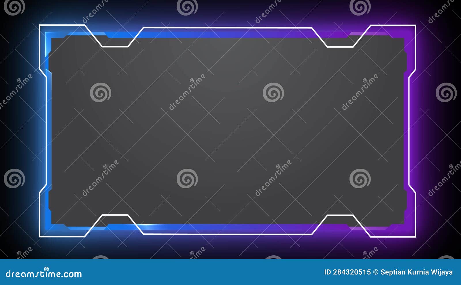 Stream Overlay Animated Facecam for Gamers. Web Camera Frame 4K ...