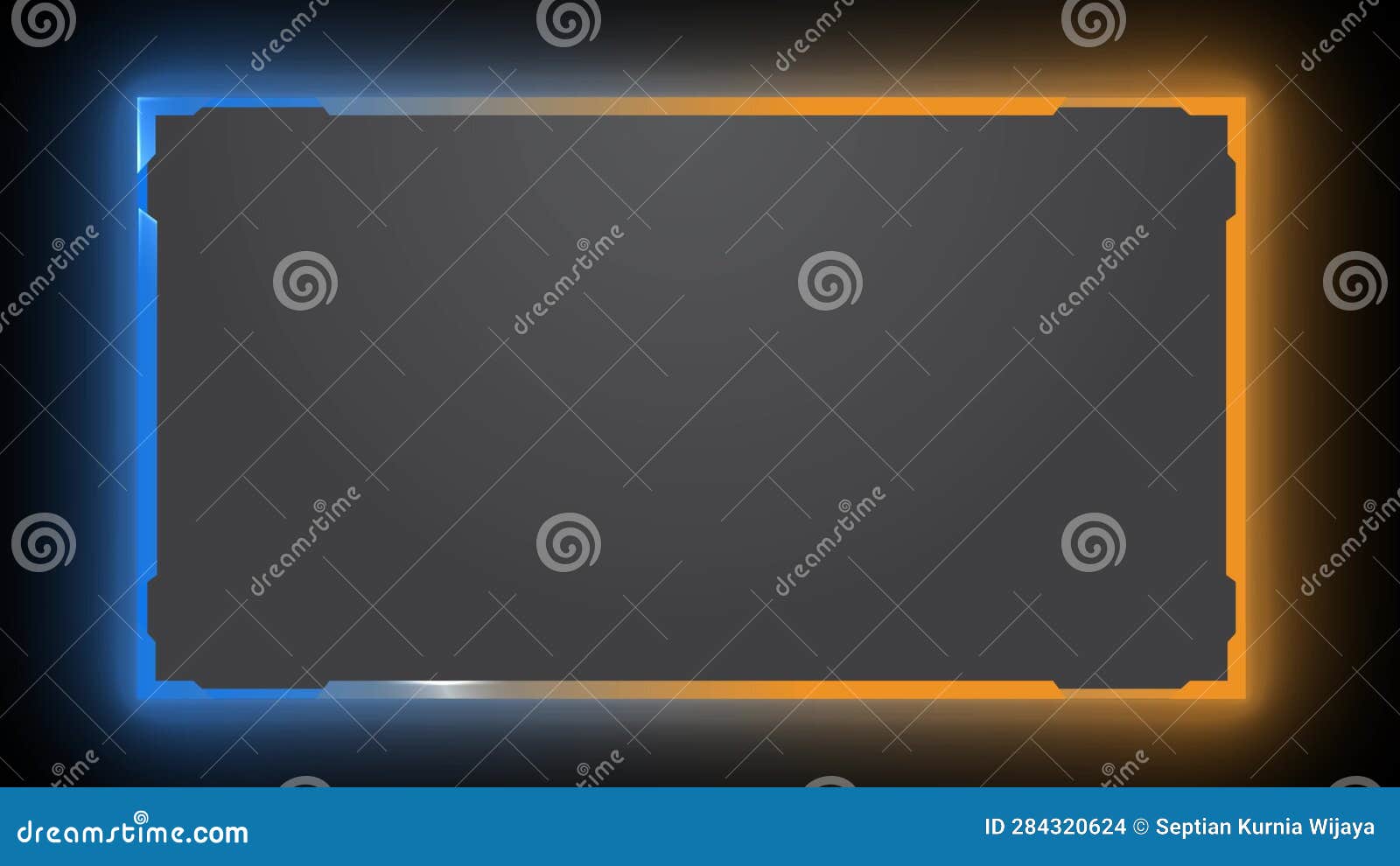 Stream Overlay Animated Facecam for Gamers. Web Camera Frame 4K ...