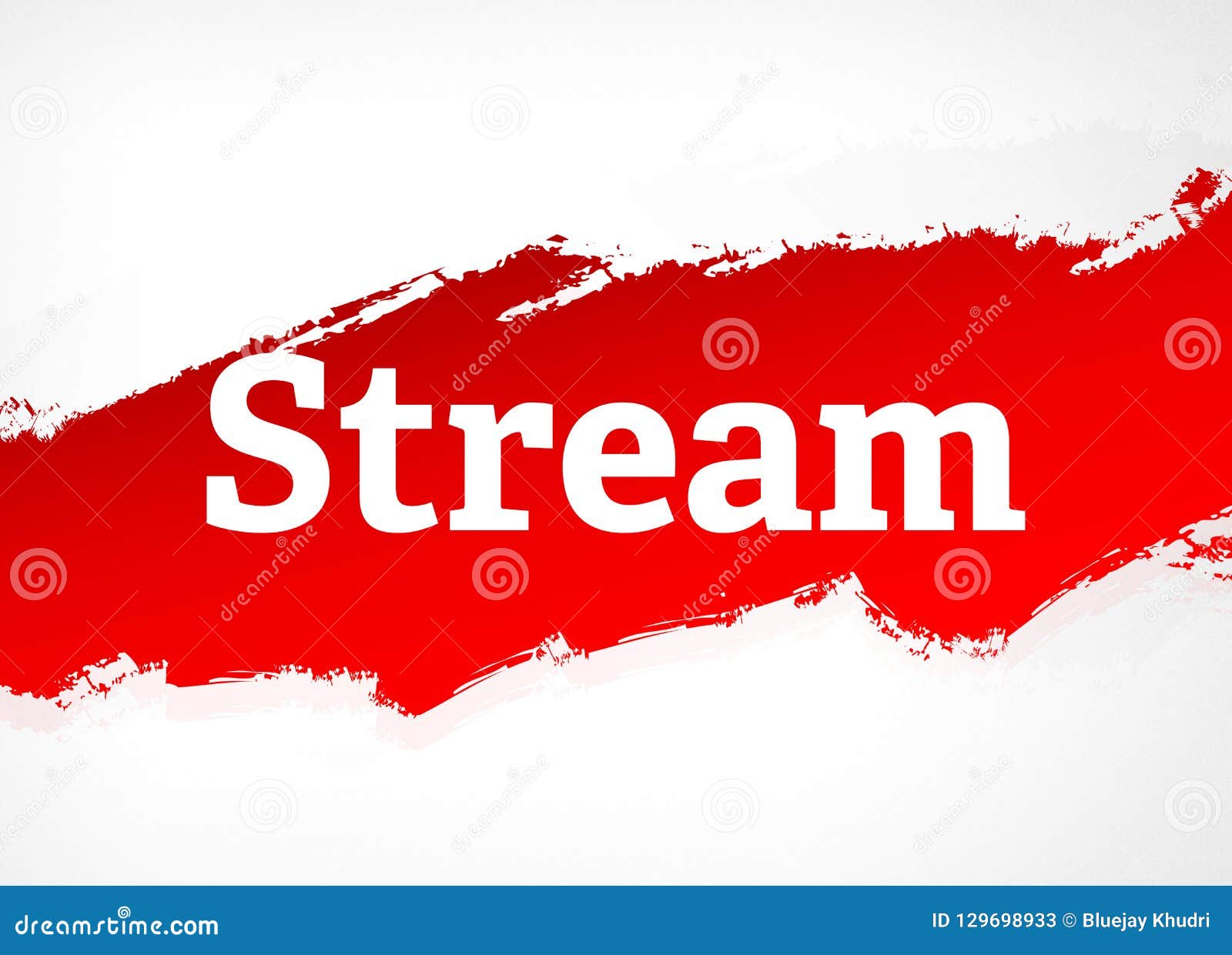 Stream Red Brush Abstract Background Illustration Stock Illustration ...