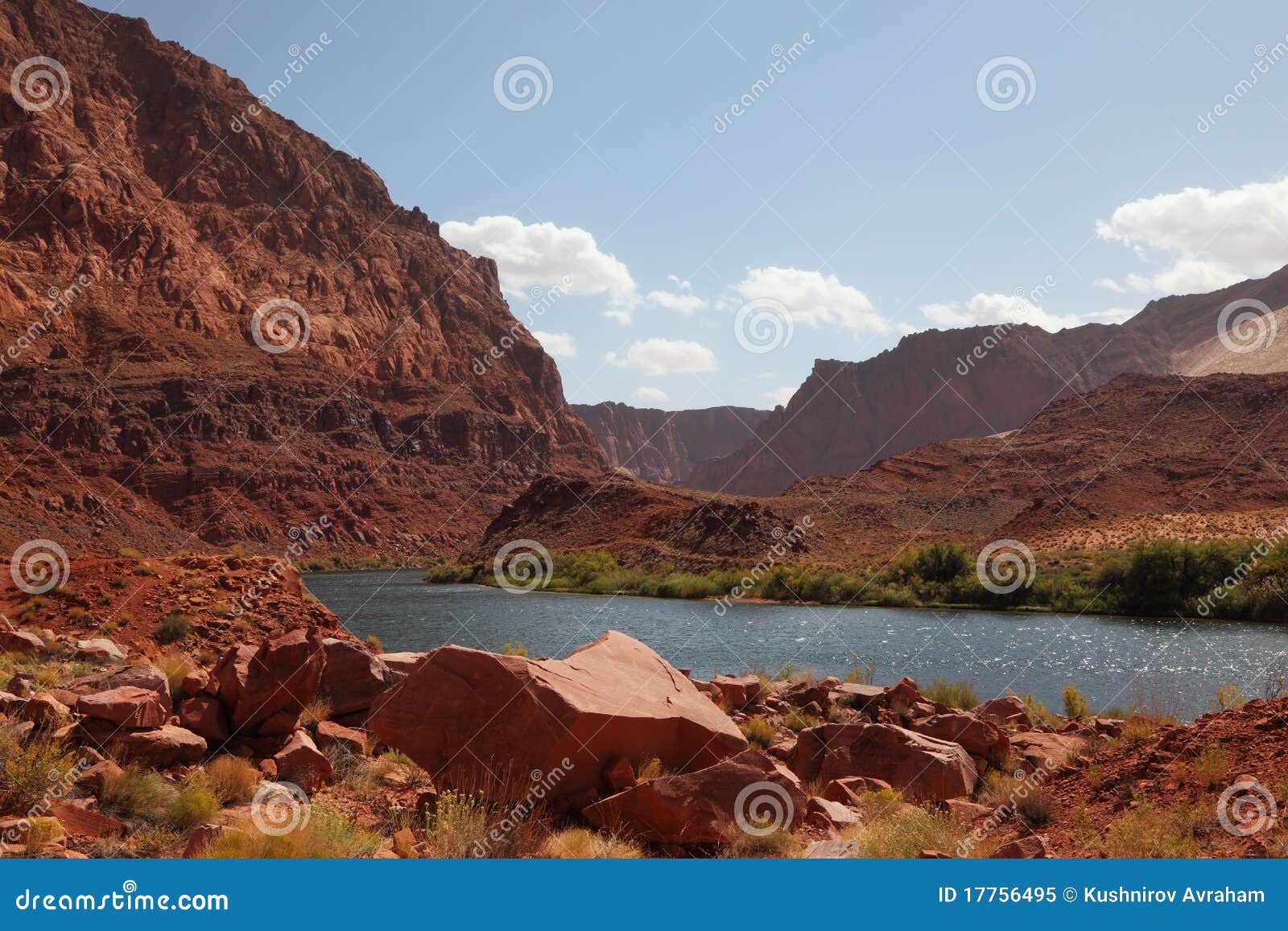 A stream of river Colorado stock image. Image of canyon - 17756495