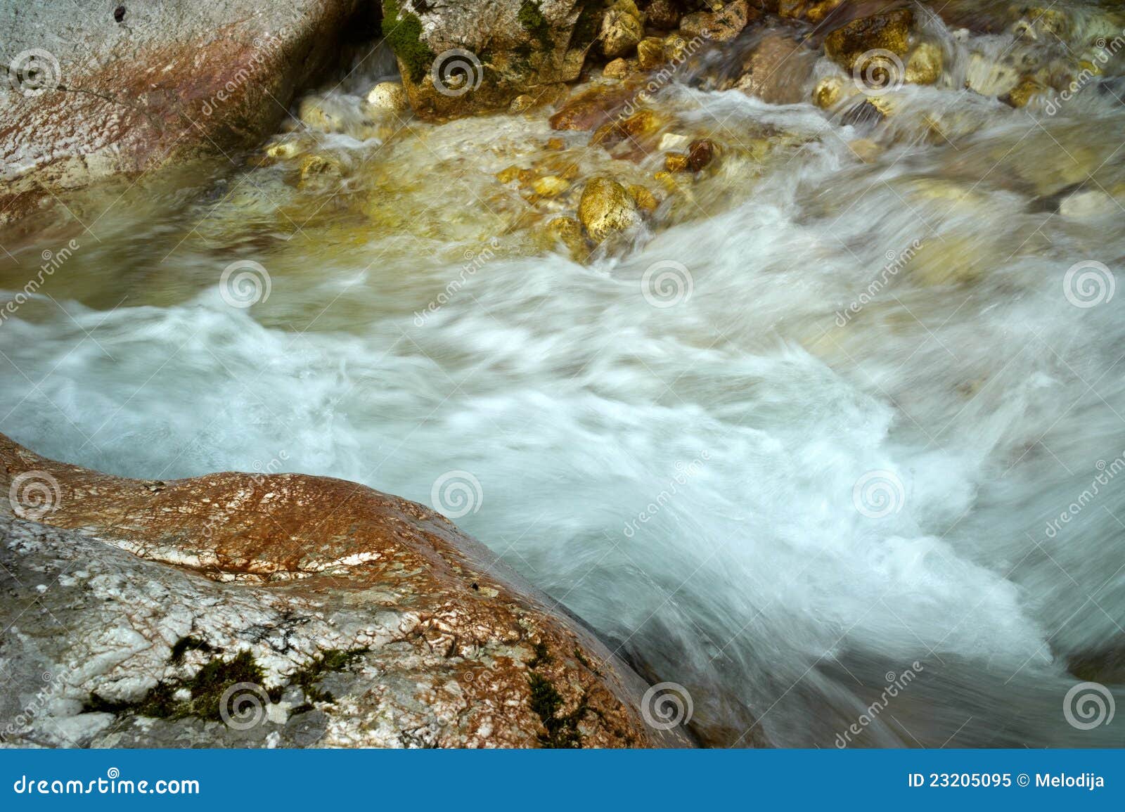 Stream Running Water stock image. Image of long, stone - 23205095