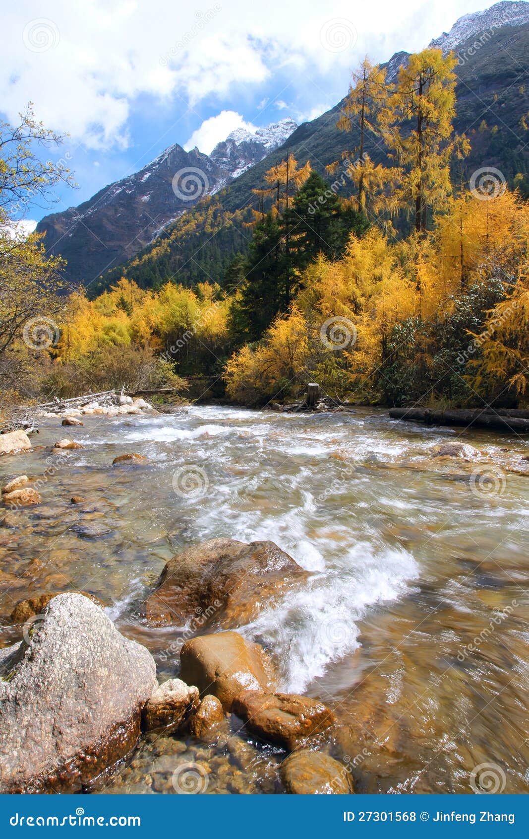 Stream scenery stock photo. Image of natural, lixian - 27301568