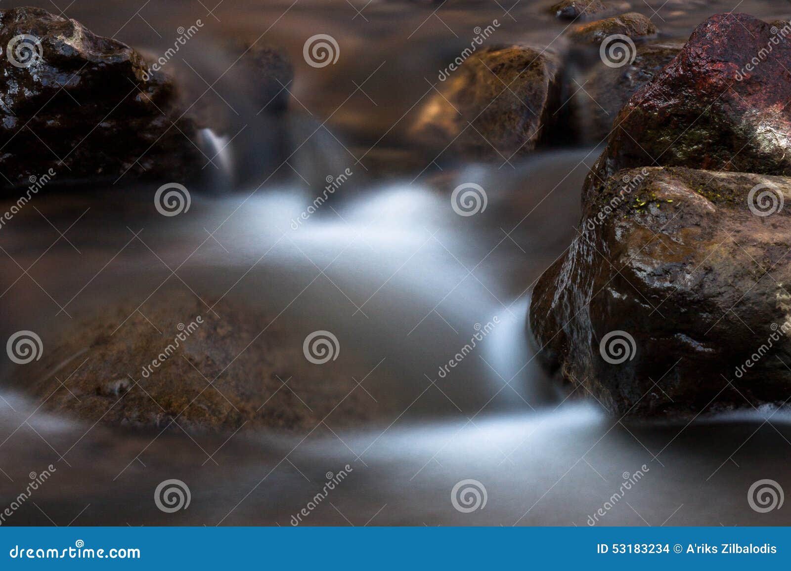 Stream in small river stock photo. Image of flowing, conservation ...