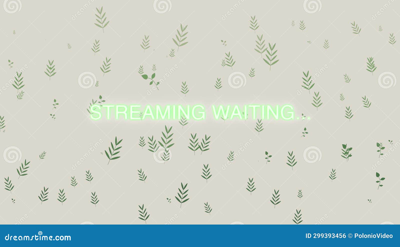 Streaming Waiting Green Text Seamless Loop Stock Footage - Video of ...