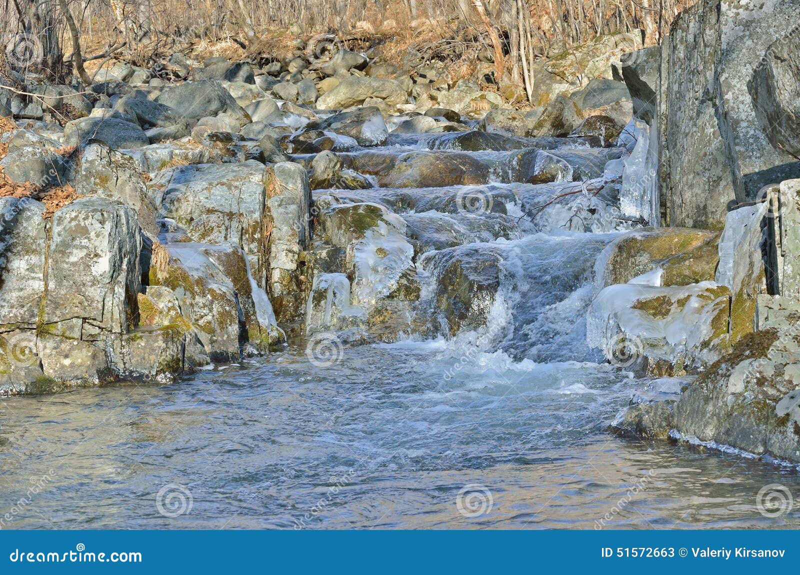 Stream and stones 3 stock image. Image of sault, autumn - 51572663