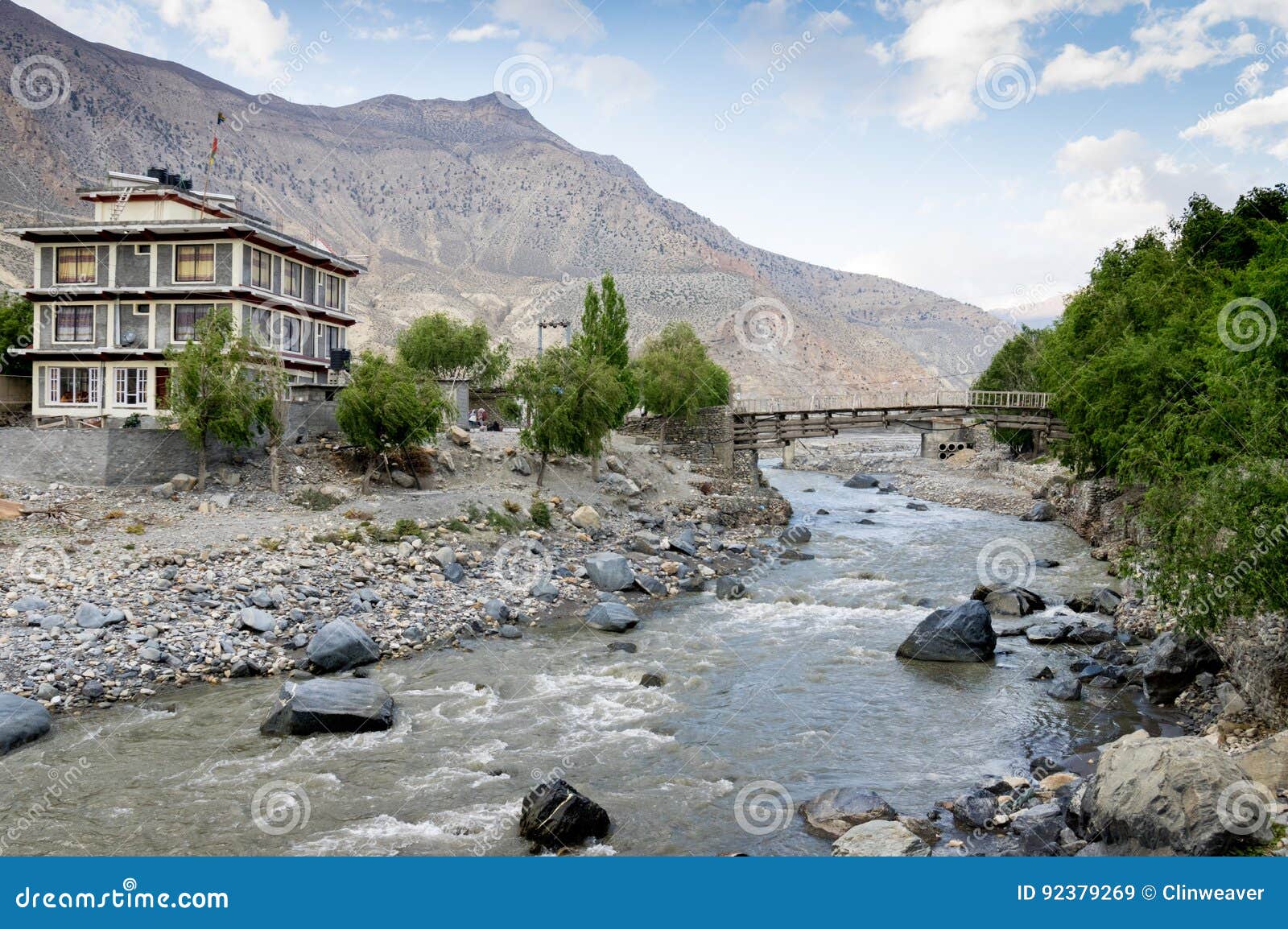 Stream in the Valley stock image. Image of river, beauty - 92379269