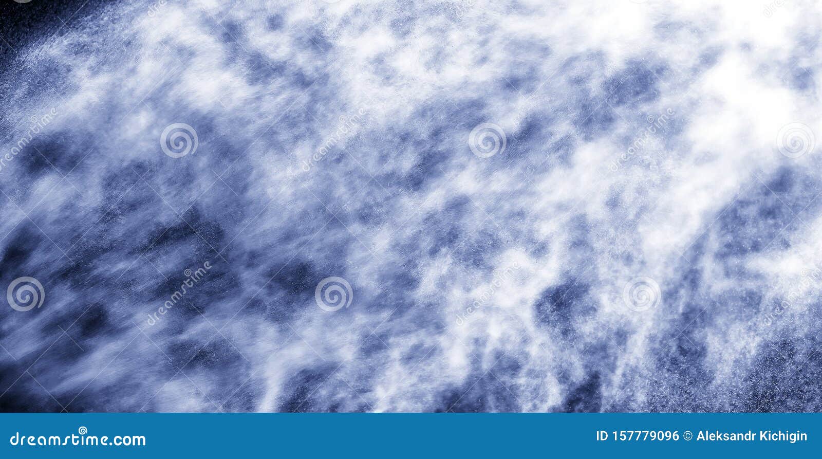 A Stream of Water and a Cloud of Drops Stock Photo - Image of cool ...