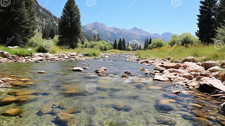 Stream Water Flow, Gushing Spring, Clear Spring, Hot Spring Water ...