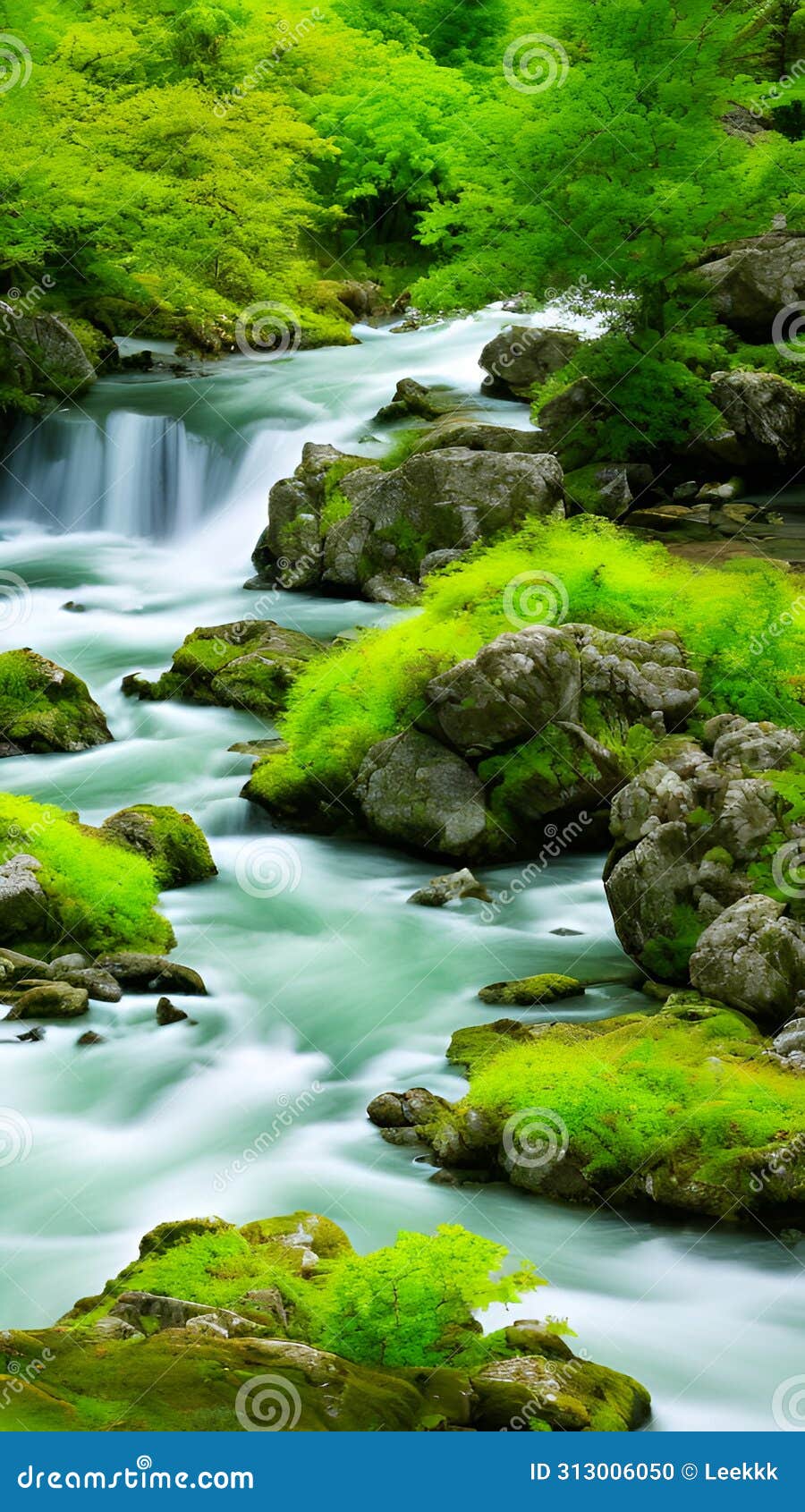 Stream Water Flowing Spring Spring Spring Spring Water Source Dynamics ...