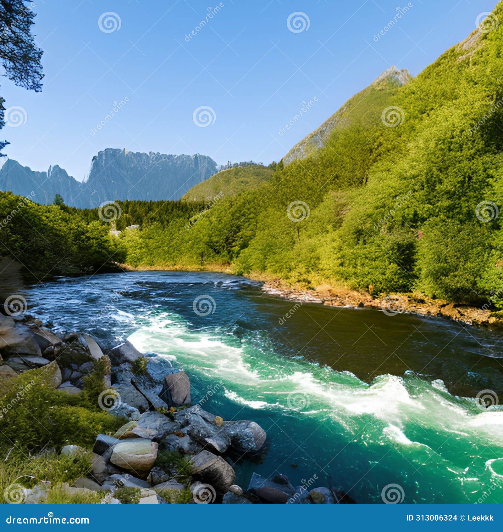 Stream Water Flowing Spring Spring Spring Spring Water Source Dynamics ...