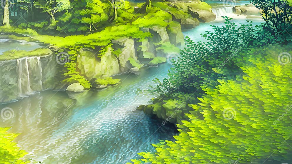 Stream Water Flowing Spring Spring Spring Spring Water Source Dynamics ...