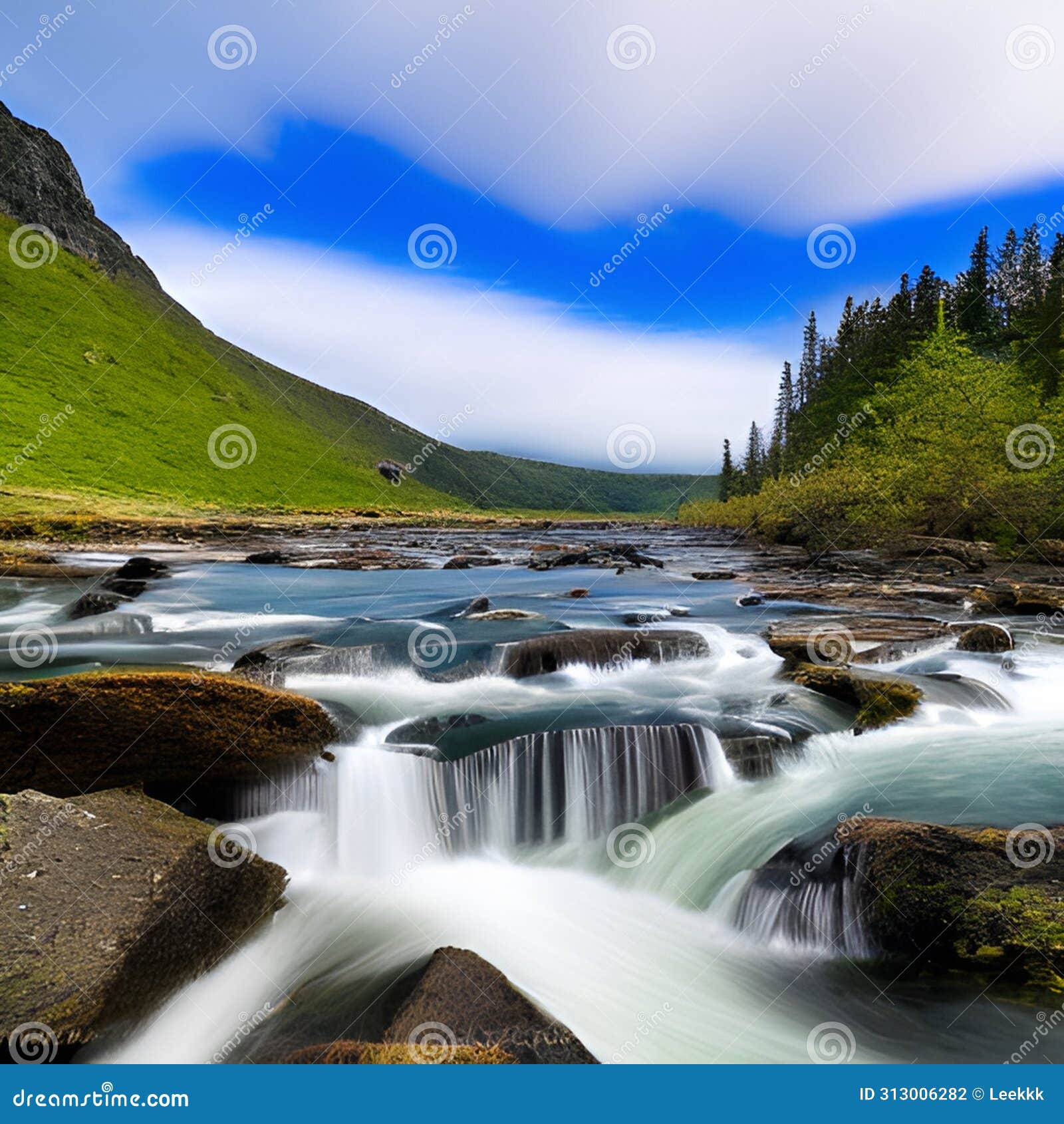 Stream Water Flowing Spring Spring Spring Spring Water Source Dynamics ...