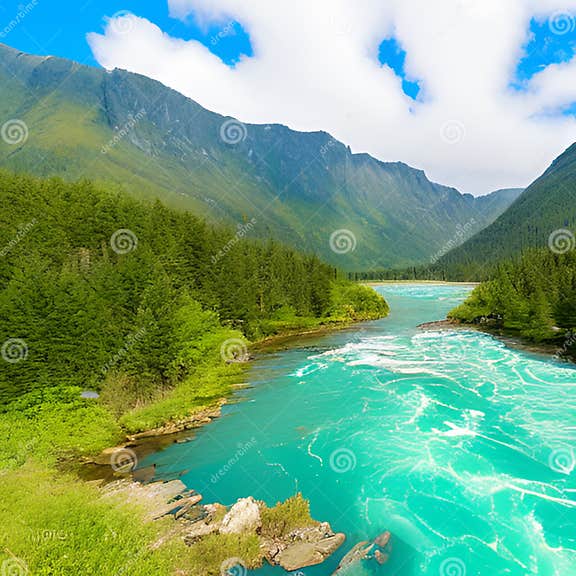 Stream Water Flowing Spring Spring Spring Spring Water Source Dynamics ...