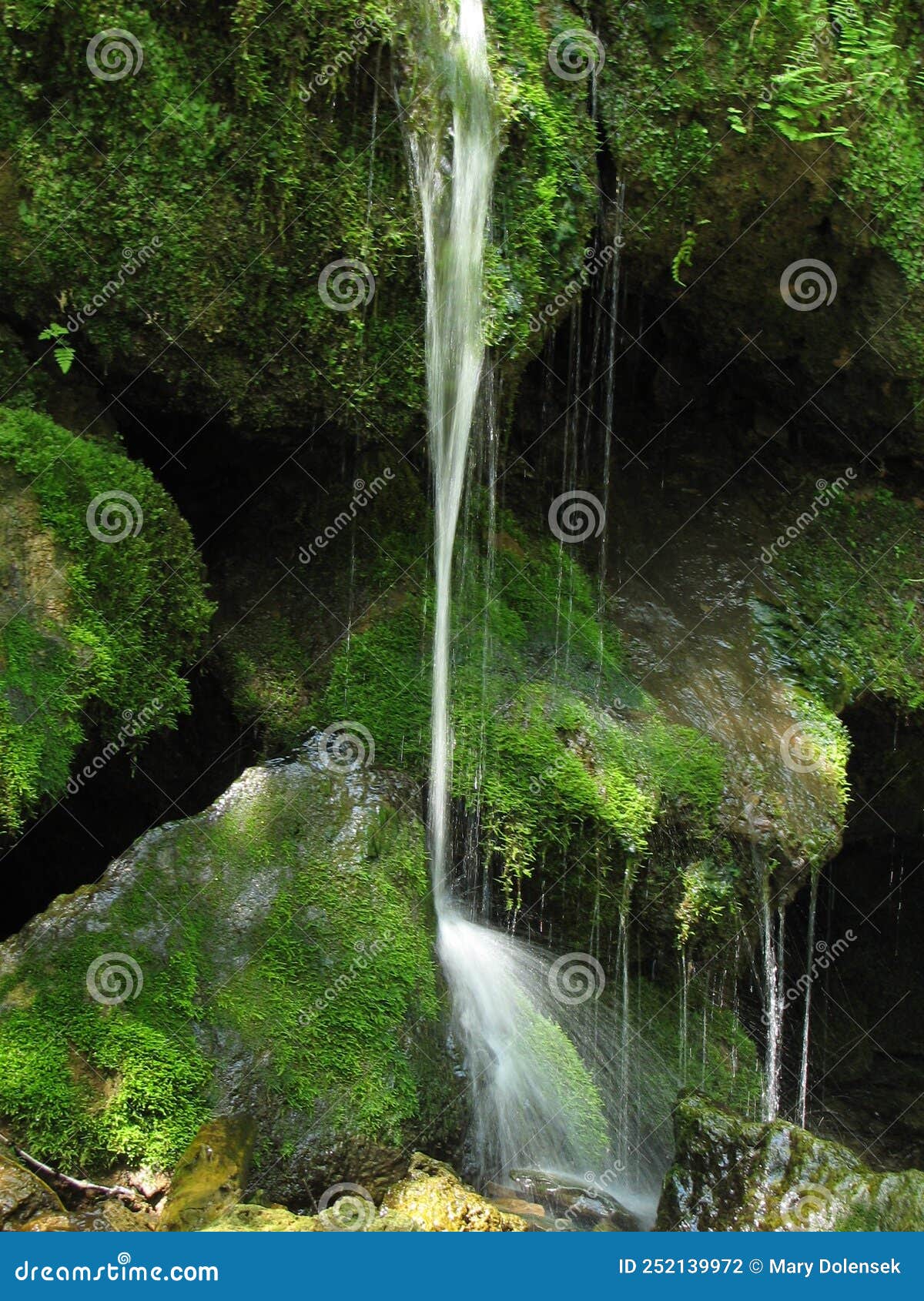 Stream of Water in between Rocks Stock Photo - Image of rocks ...