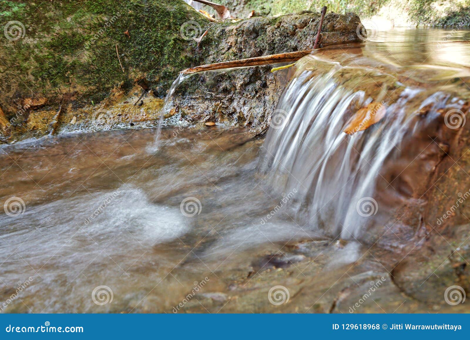 Stream of Water stock photo. Image of water, stream - 129618968