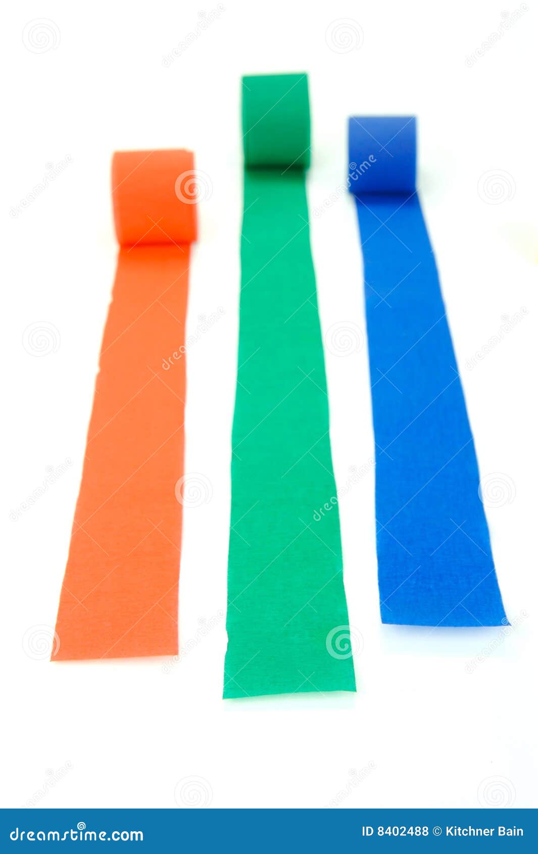 Streamers stock photo. Image of paper, color, birthday - 8402488