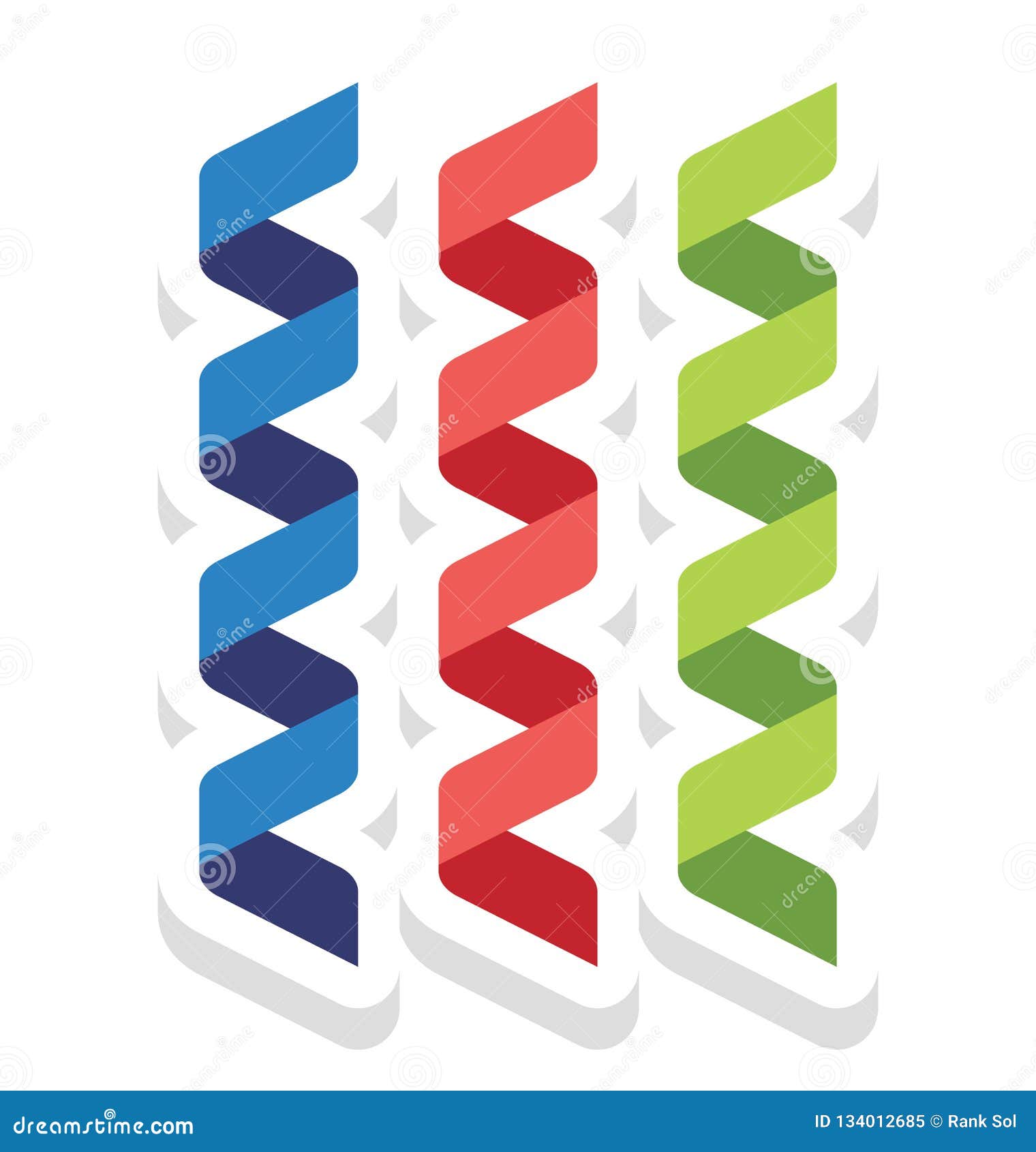 Streamers Colored Vector Illustration Icon that Can Be Easily Modified ...