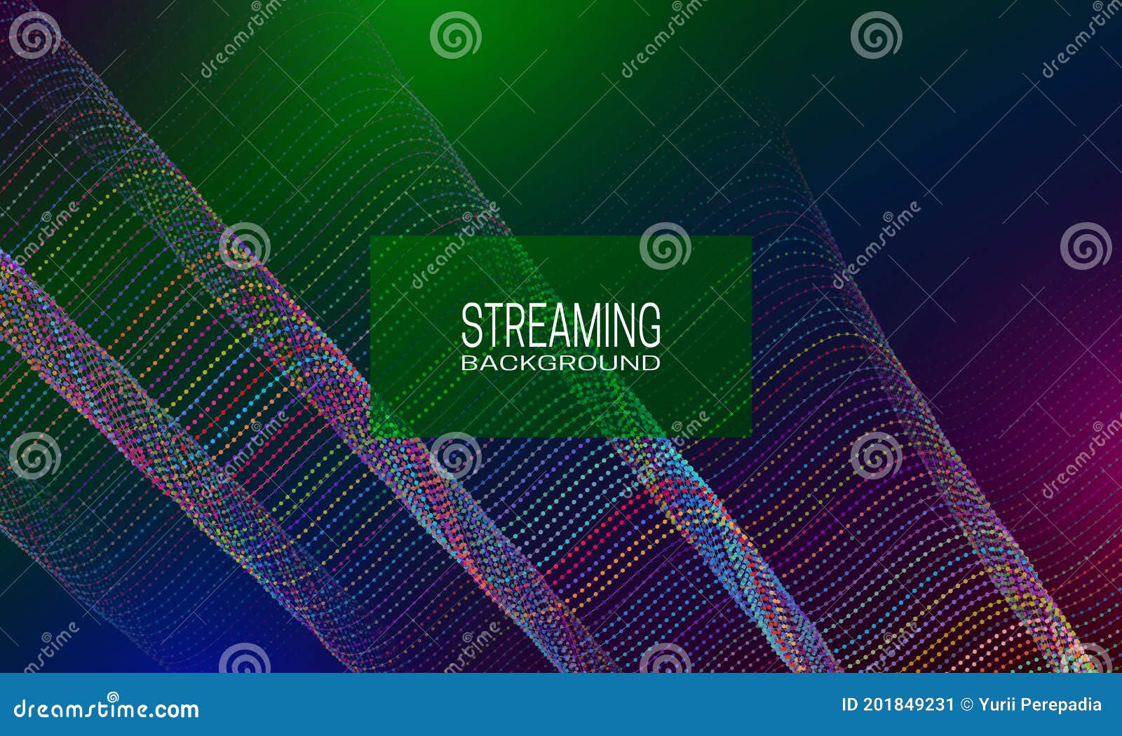 Streaming Background Design of Colorful Wavy Strings. Abstract ...