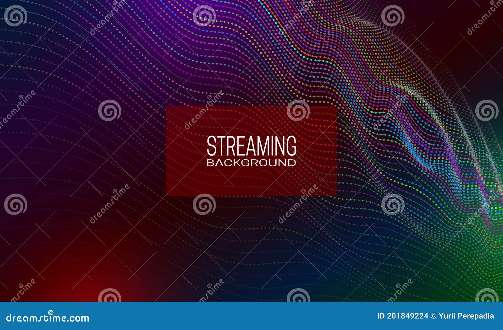 Streaming Background Design with Multicoloured Strings. Abstract ...