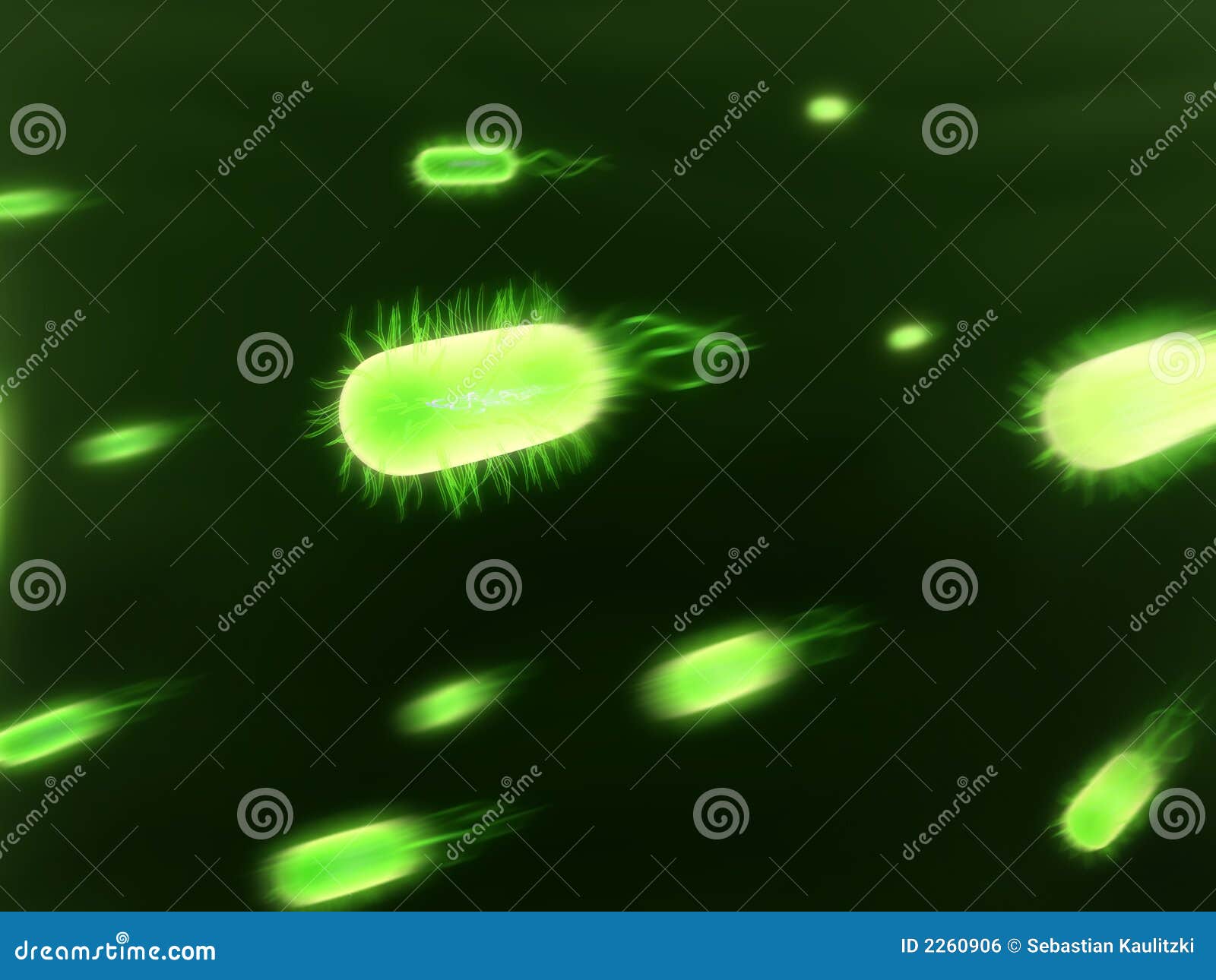 Streaming bacteria stock illustration. Illustration of genetic - 2260906