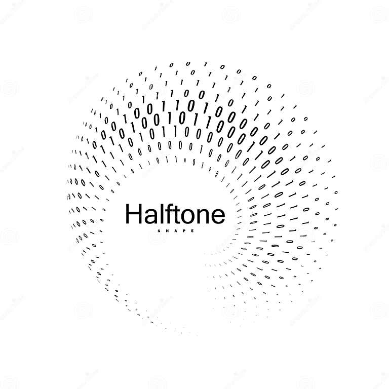 Streaming Binary Code 3d Vector Shape. Stock Vector - Illustration of encryption, distort: 98038886