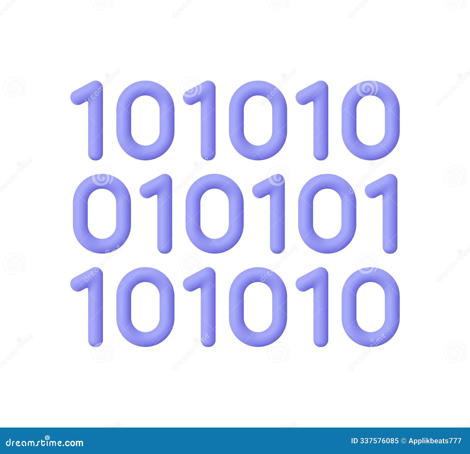 Streaming Binary Computer Code. Web Development, Information Technology and Programming Concept ...
