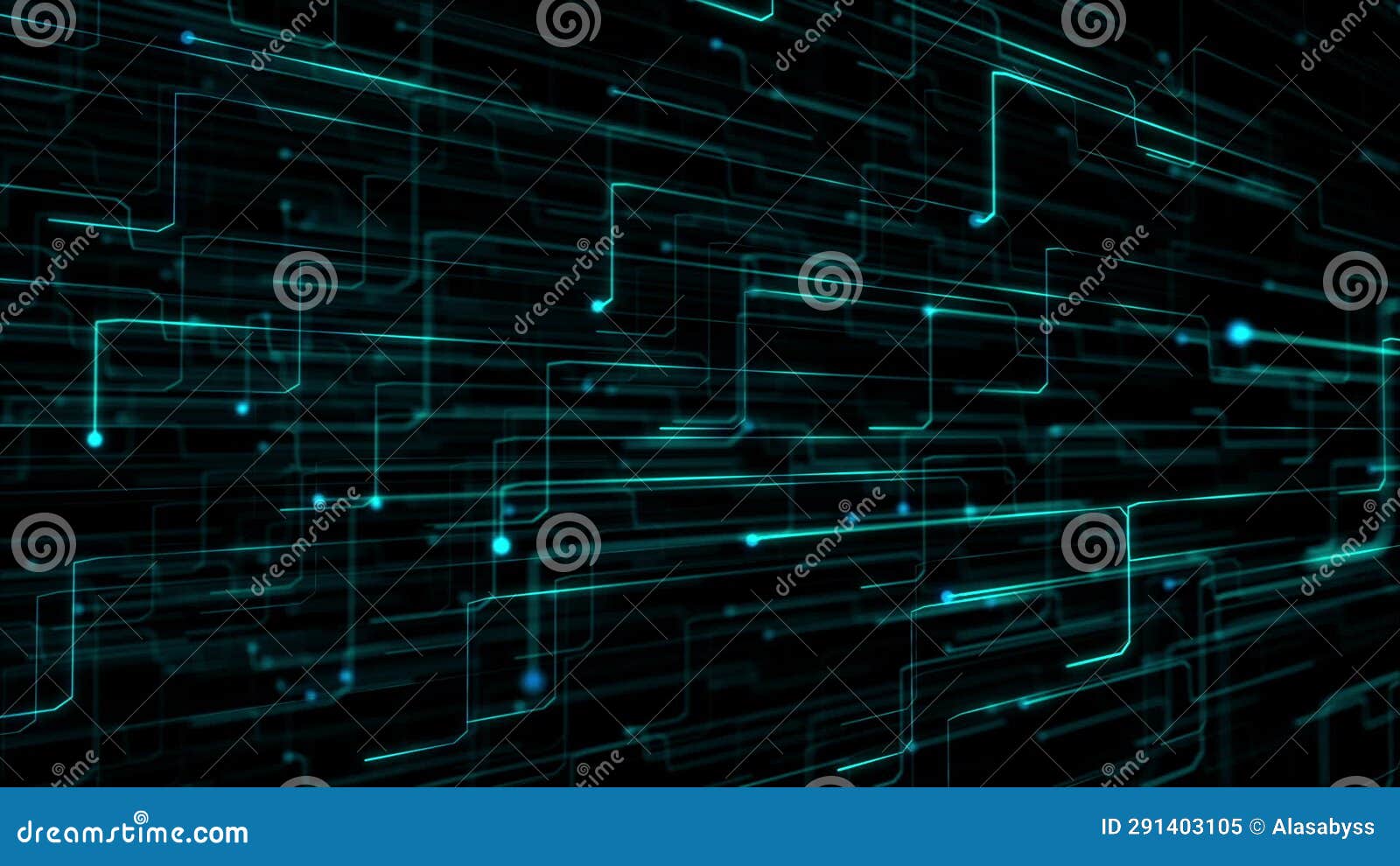 Streaming Data Nodes Technology Background Animation Stock Video ...