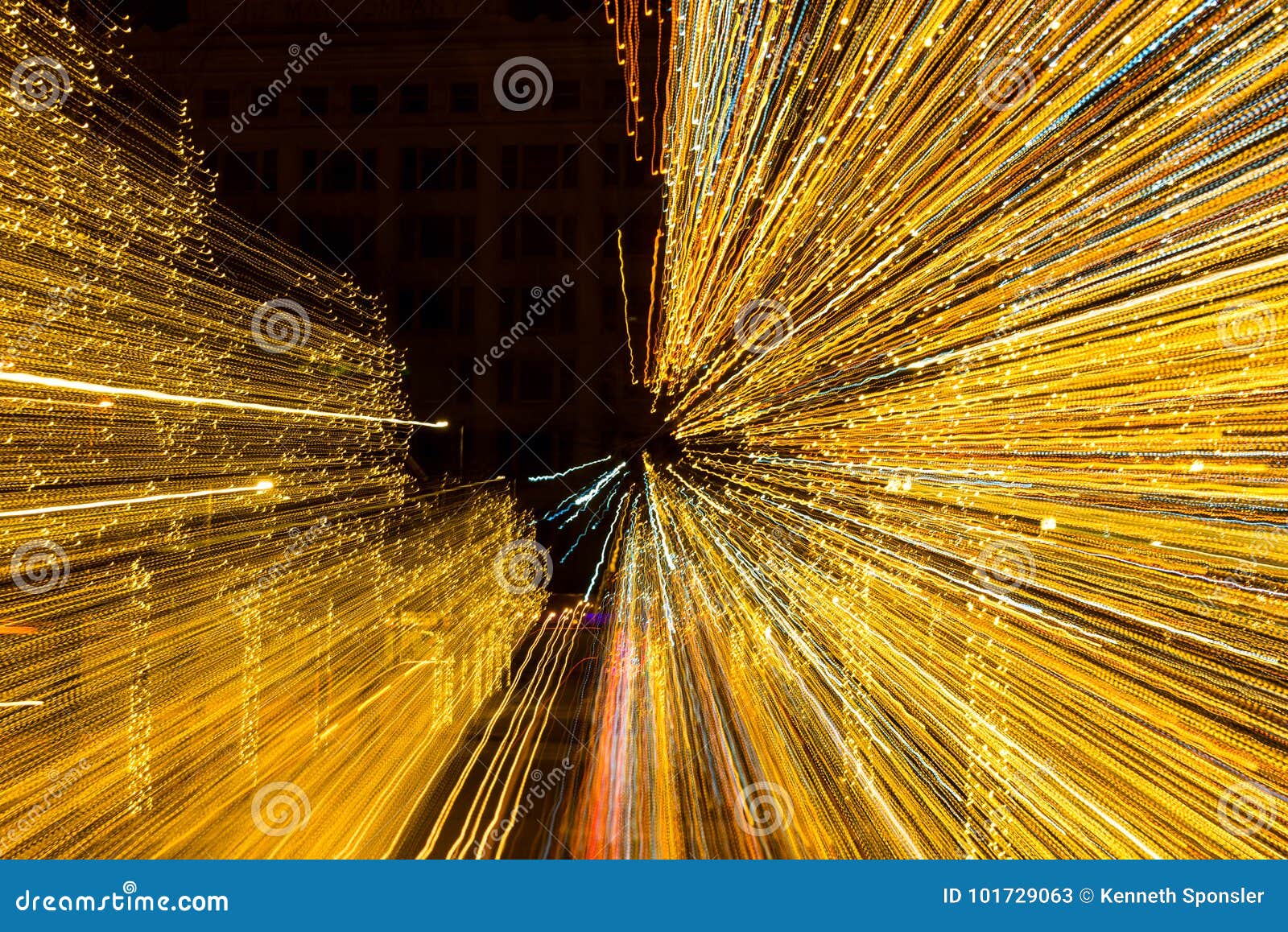 Christmas light rays stock image. Image of square, plaza - 101729063