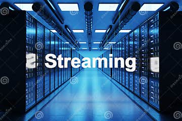 Streaming Logo in Large Modern Data Center with Multiple Rows of ...