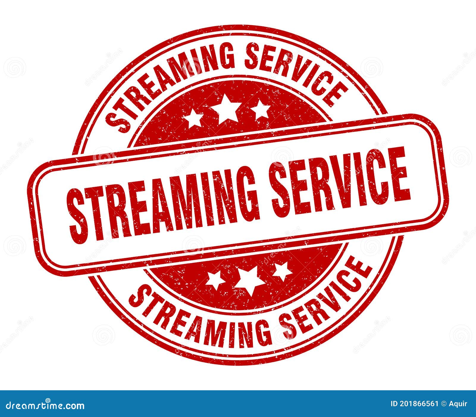 Streaming Service Stamp. Streaming Service Label. Round Grunge Sign ...