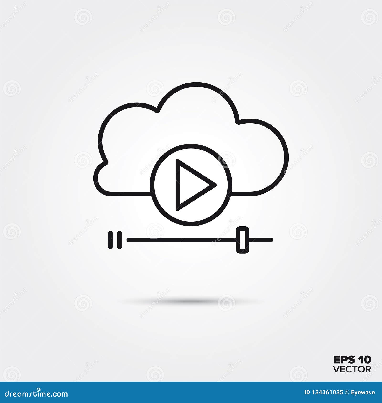 Video Streaming Vector Line Icon Stock Vector - Illustration of video ... Video Streaming Vector Line Icon Stock Vector - Illustration of video ...