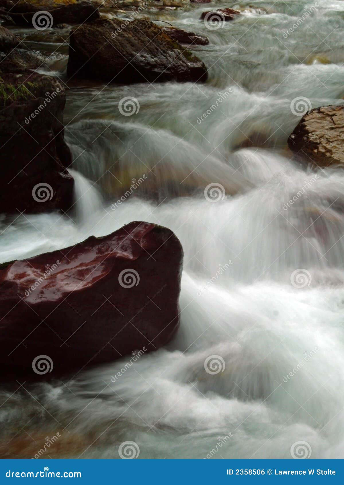 Streaming Water 9 stock photo. Image of rocks, creek, waterfalls - 2358506