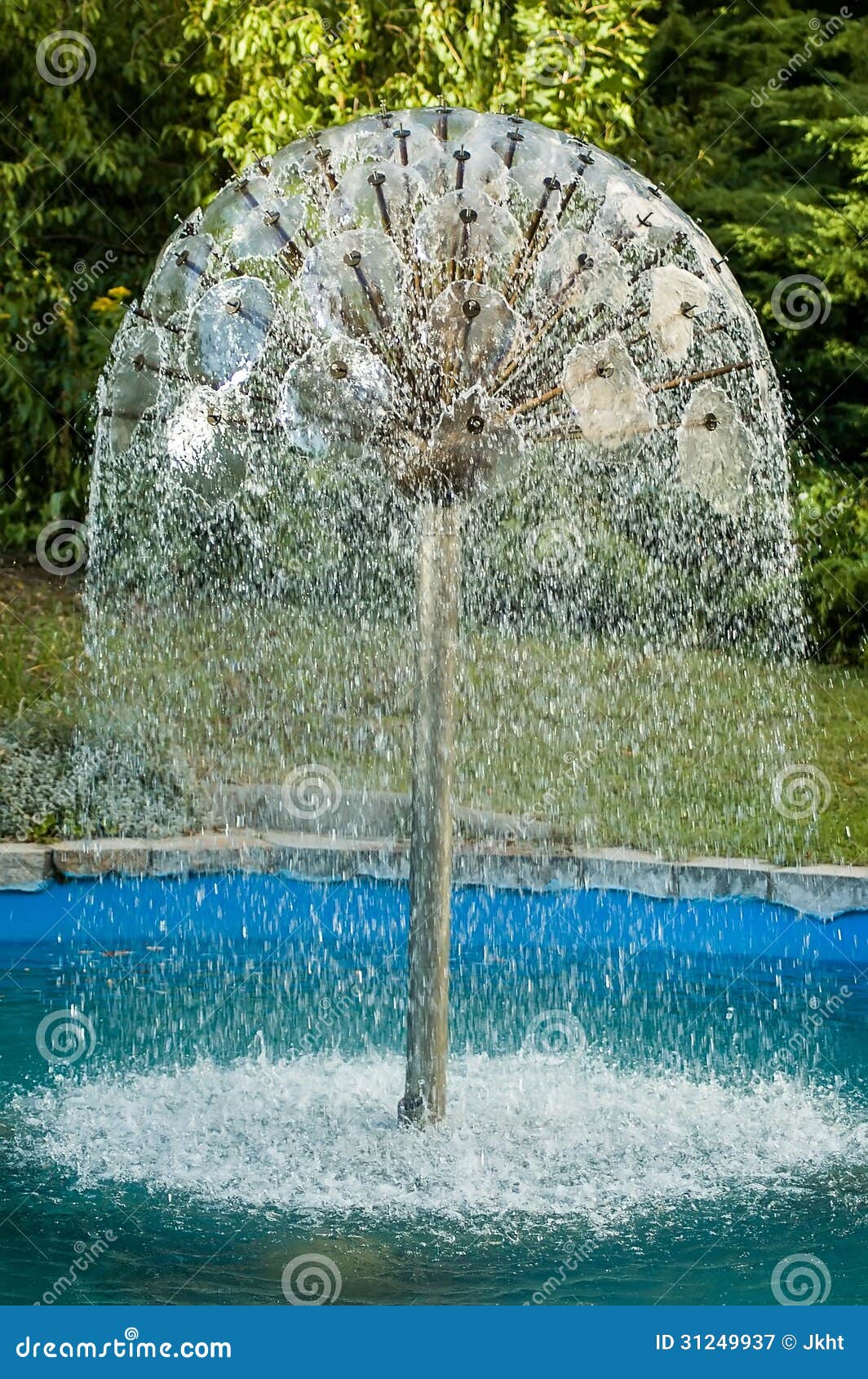 Streaming water stock image. Image of fresh, artificial - 31249937