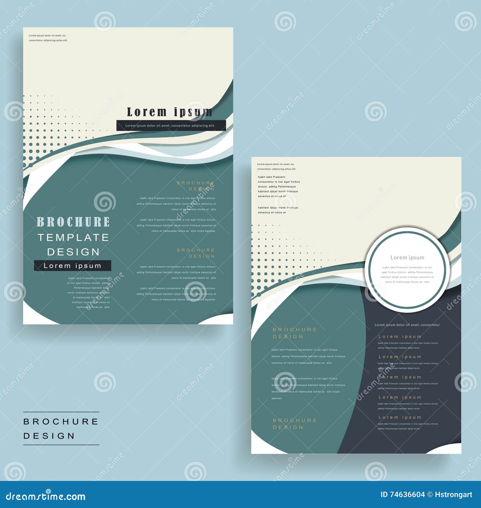Streamline design brochure stock illustration. Illustration of concept ...