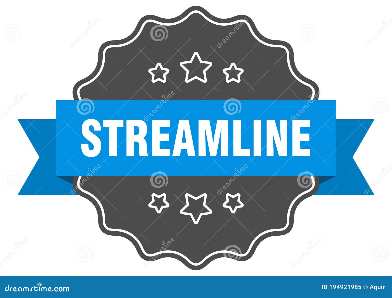 Streamline Label Vector Illustration | CartoonDealer.com #194930344