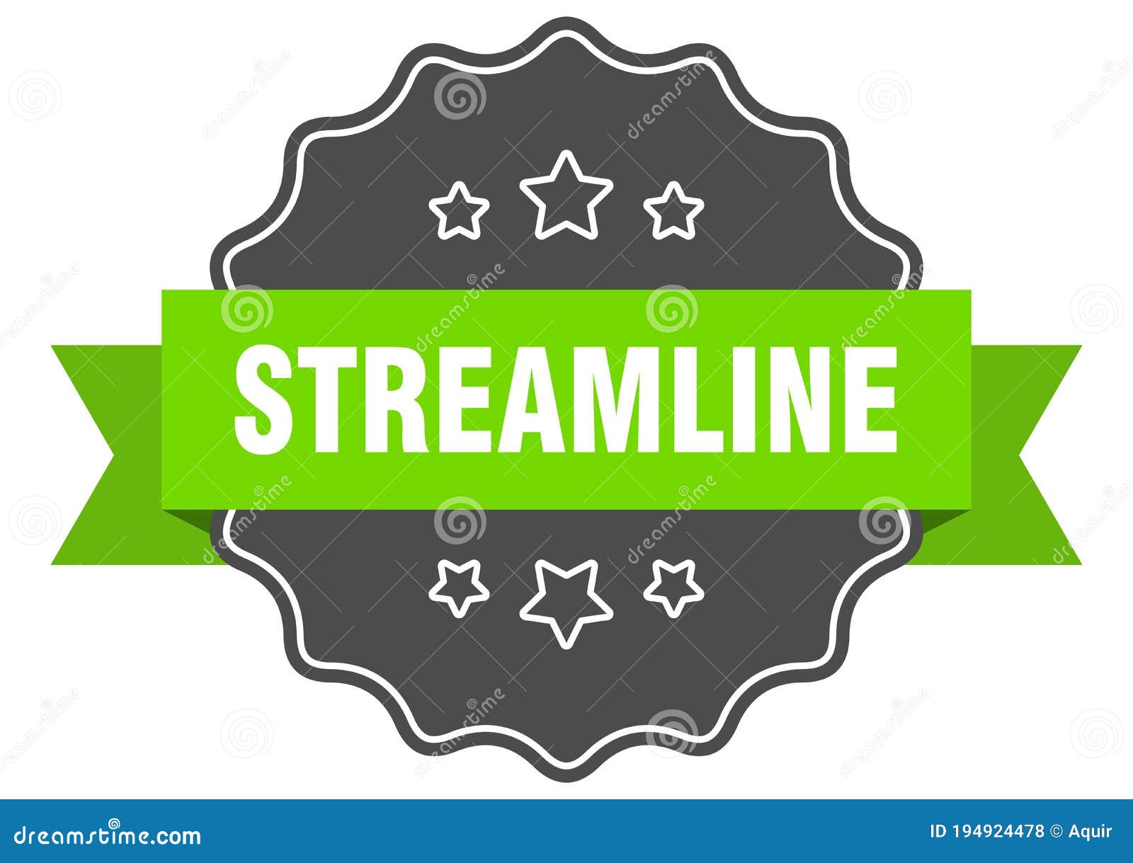 Streamline Label Cartoon Vector | CartoonDealer.com #194927633