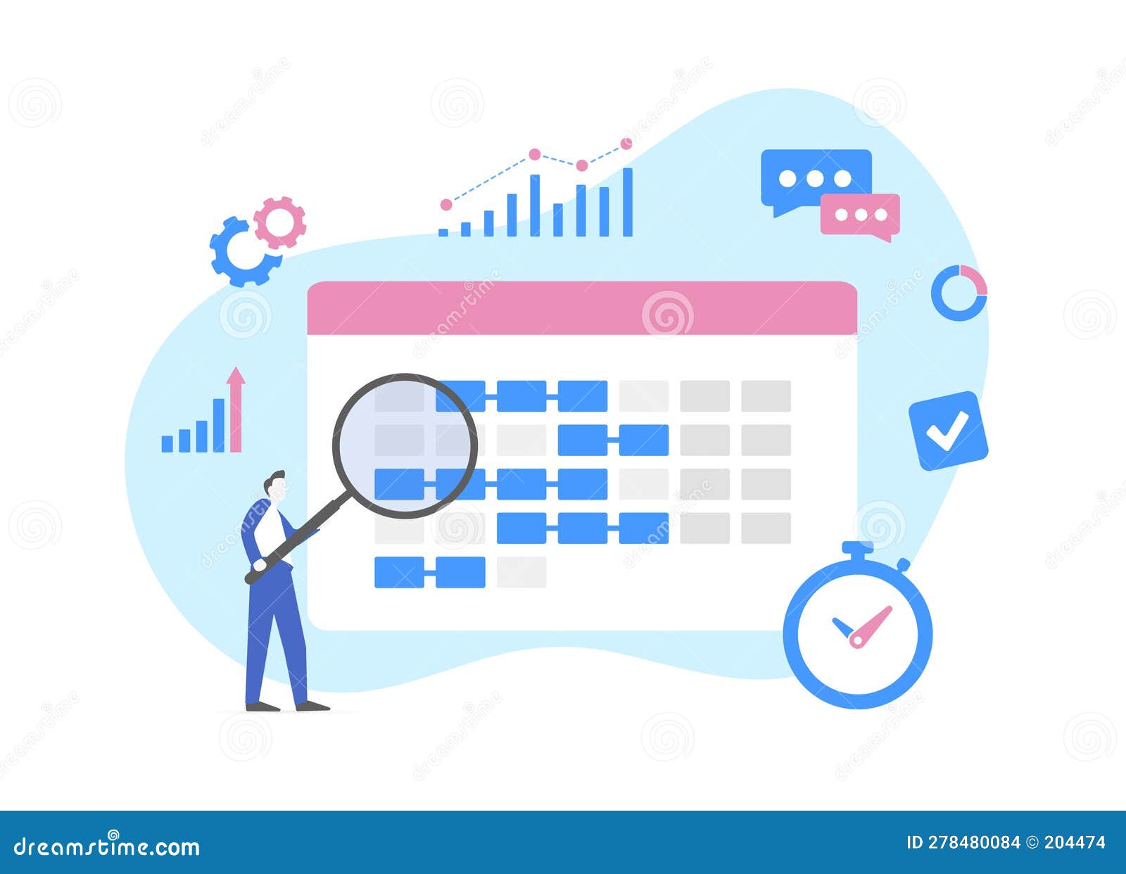 Streamline Project Management with Roadmap Calendar Concept. Plan and ...