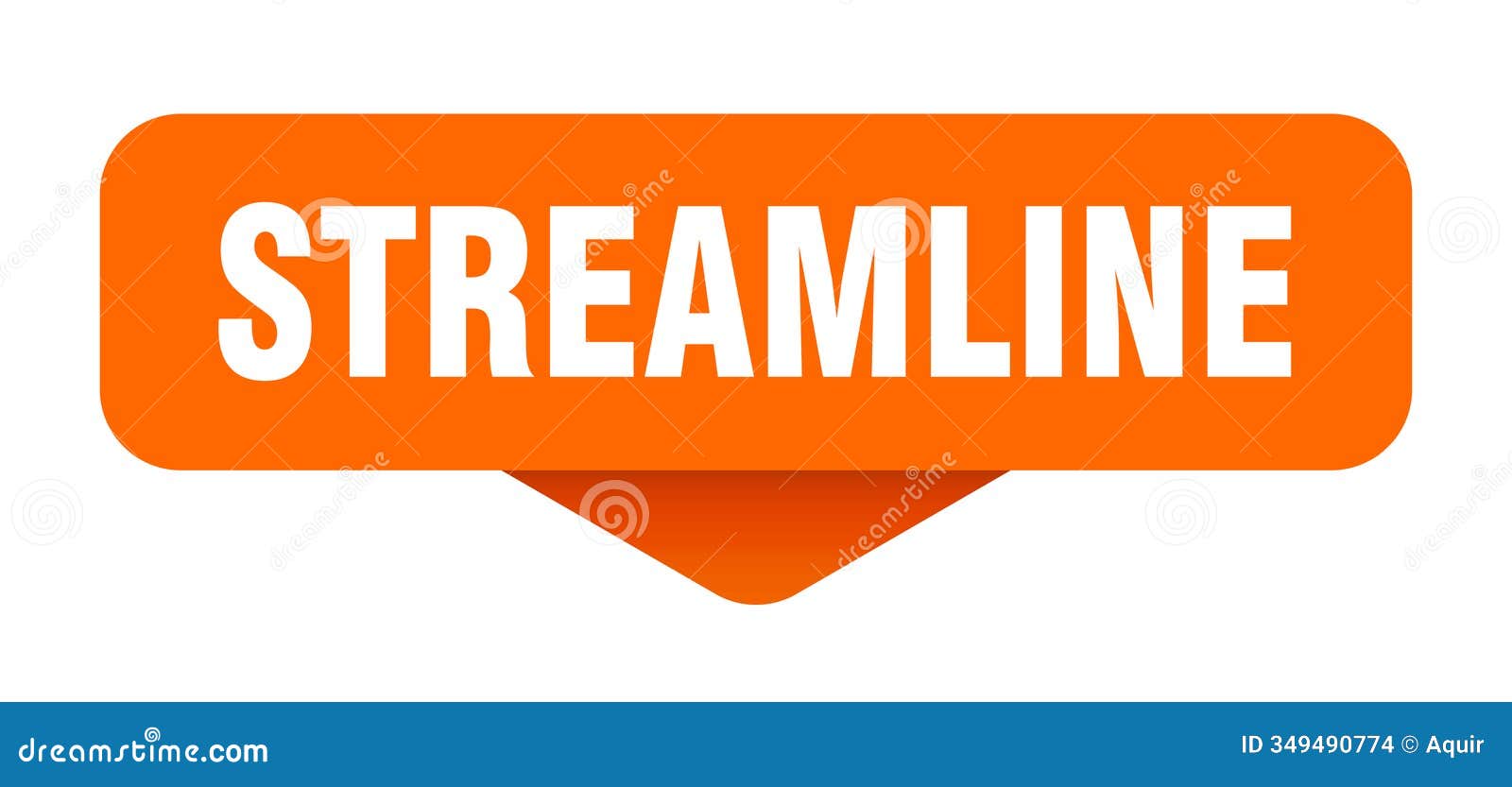 Streamline Sticker. Streamline Sign On Transparent Background Vector ...