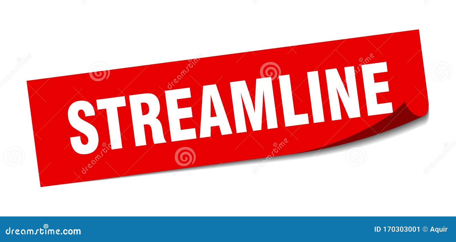 Streamline Sticker. Streamline Sign On Transparent Background Vector ...